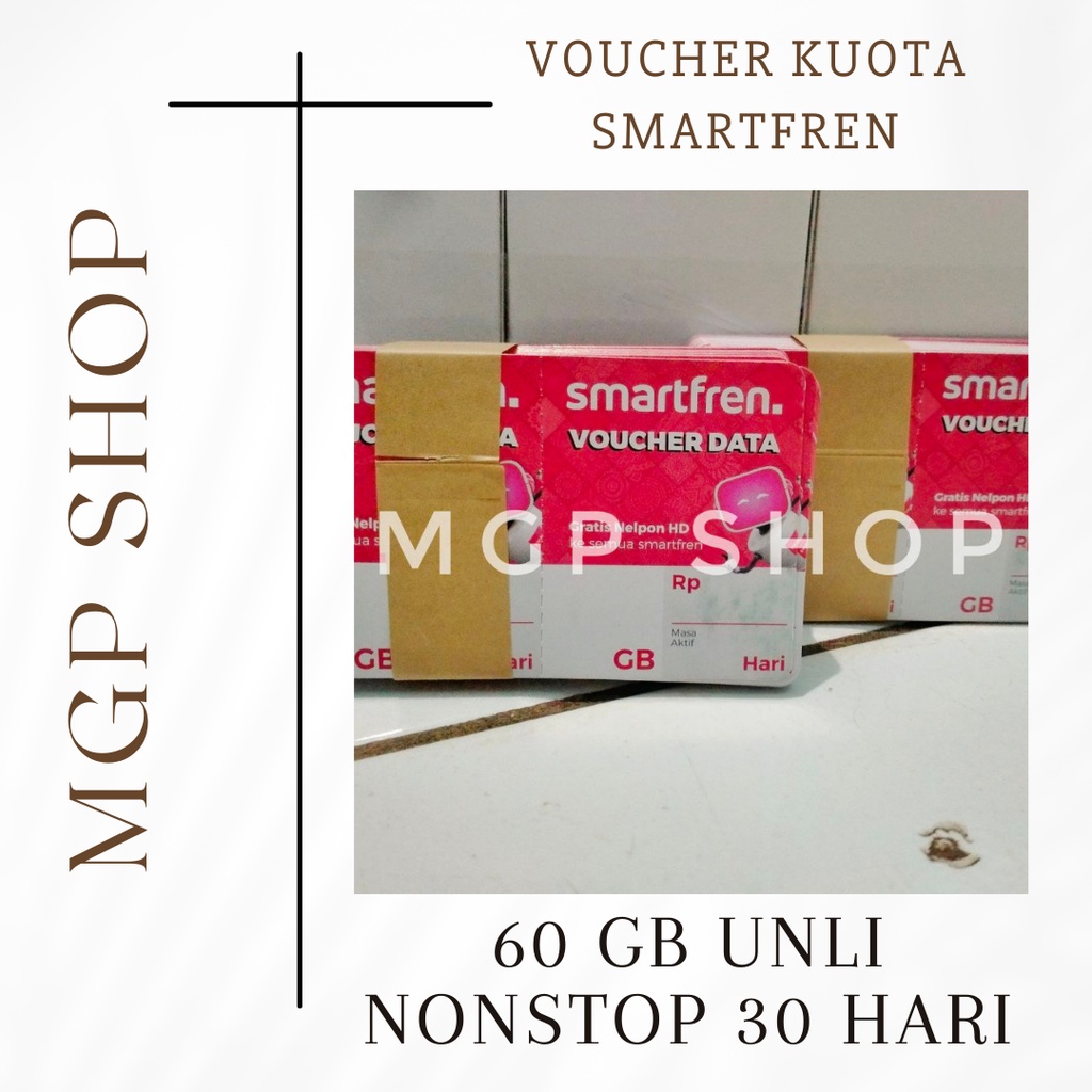 Jual VOUCHER SMARTFREN UNLIMITED NONSTOP 60 GB 30 HARI | Shopee Indonesia