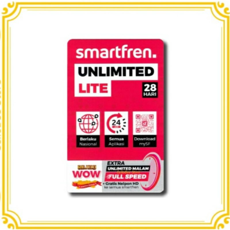 Jual Smartfren GSM | Voucher Data | Super 4G Unlimited Lite | Masa ...