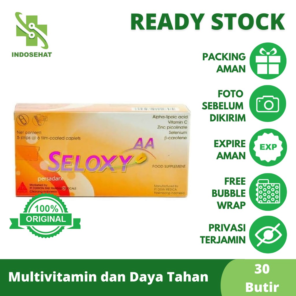 Jual Seloxy AA per dus 30 butir | Shopee Indonesia