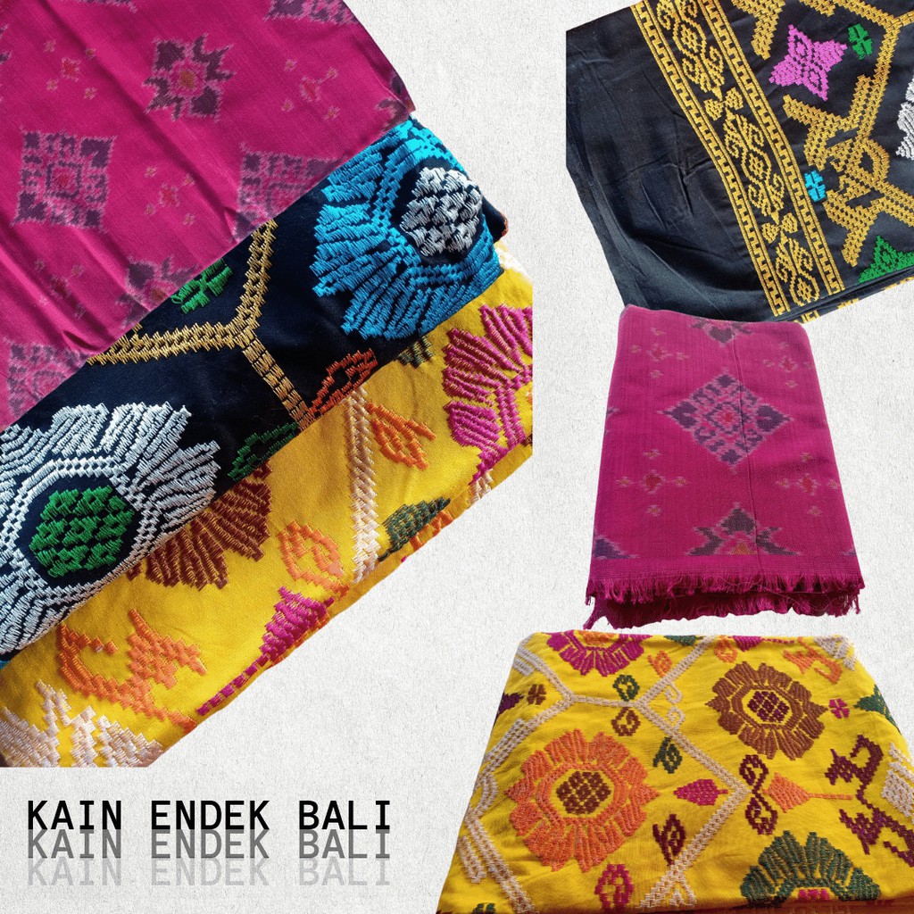 Jual Kain tenun endek asli Bali (Kamen Ndeg / Ndek) | Shopee Indonesia
