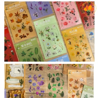 Jual Bloomingyourdays Plant Flowers Stiker Bunga Tanaman Scrapbooking ...