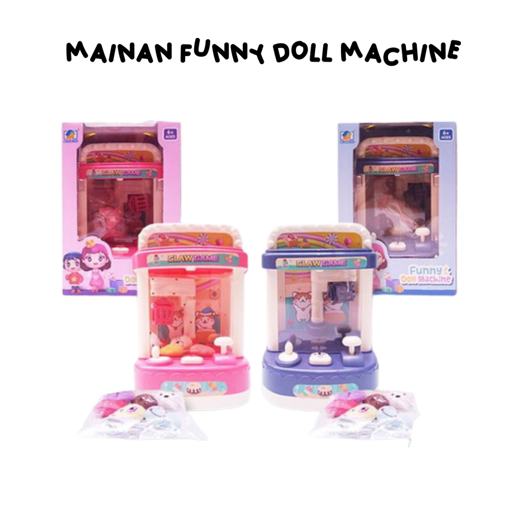 Jual TCJ - MAINAN MESIN CAPIT BONEKA CLAW MACHINE FUNNY DOLL MACHINE NJ ...