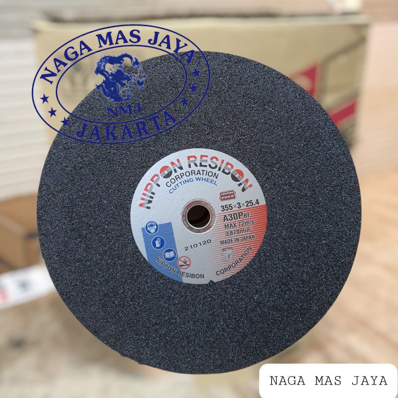 Jual BATU POTONG NIPPON RESIBON 14 INCH X 3MM / CUTTING WHEEL NIPPON ...