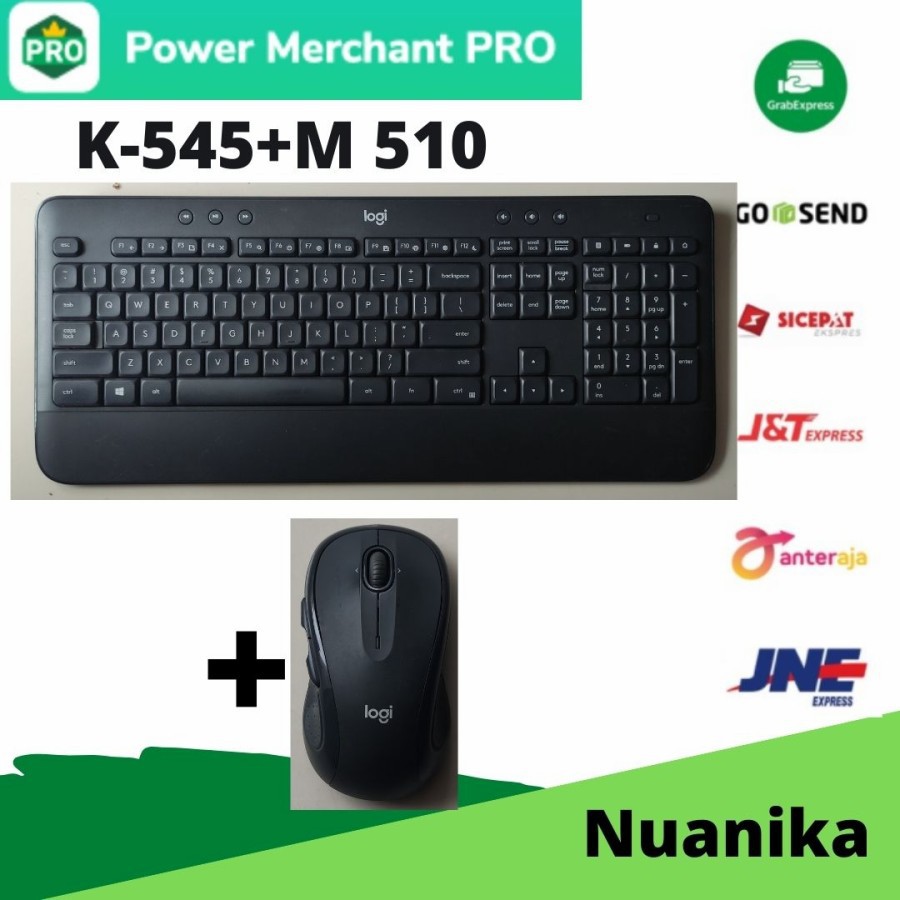 Jual Keyboard Mouse Logitech Wireless mk545 + m510 Combo | Shopee Indonesia