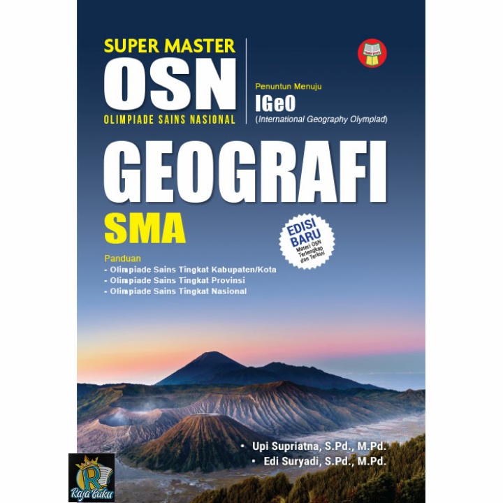 Jual BUKU SUPER MASTER KSN/OSN GEOGRAFI SMA TINGKAT KABUPATEN/KOTA,PROVINSI DAN NASIONAL ...