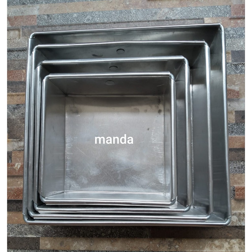 Jual loyang persegi loyang kotak loyang segiempat alumunium loyang kue ...