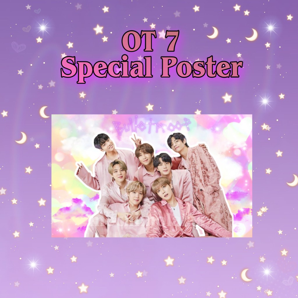 Jual BTS OT7 POSTER SPECIAL EDITION | Shopee Indonesia
