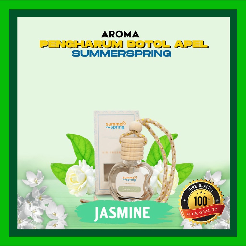 Jual Parfum Mobil Aroma Jasmine - Parfum Mobil Kemasan Botol Apel 10ml ...