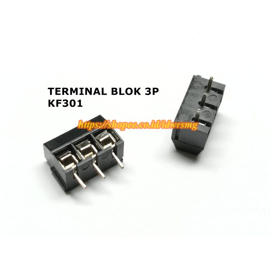 Jual Terminal Block 3 Pin Skrup Screw PCB Blok 3P Pitch 5mm Cable ...