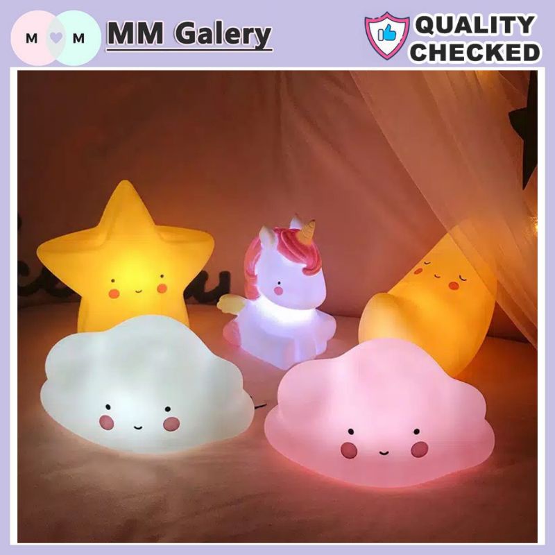 Jual Lampu Tidur Motif Awan/Bintang/Bulan LED Lampu Tidur ,lampu hias ...