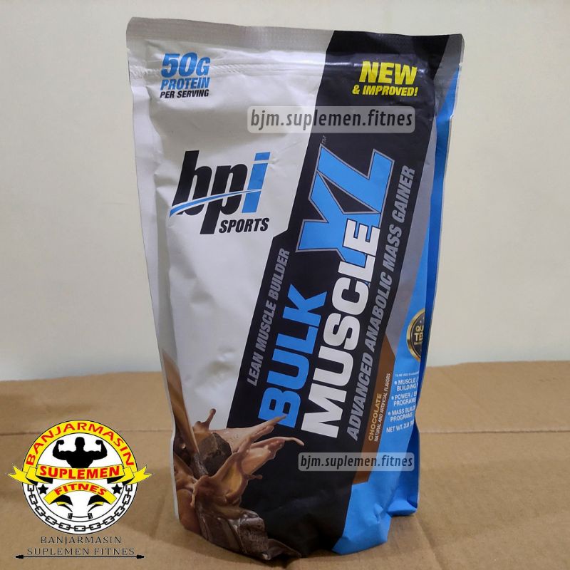 Jual BPI Bulk Muscle XL 2lbs Weight Mass Gainer | Shopee Indonesia