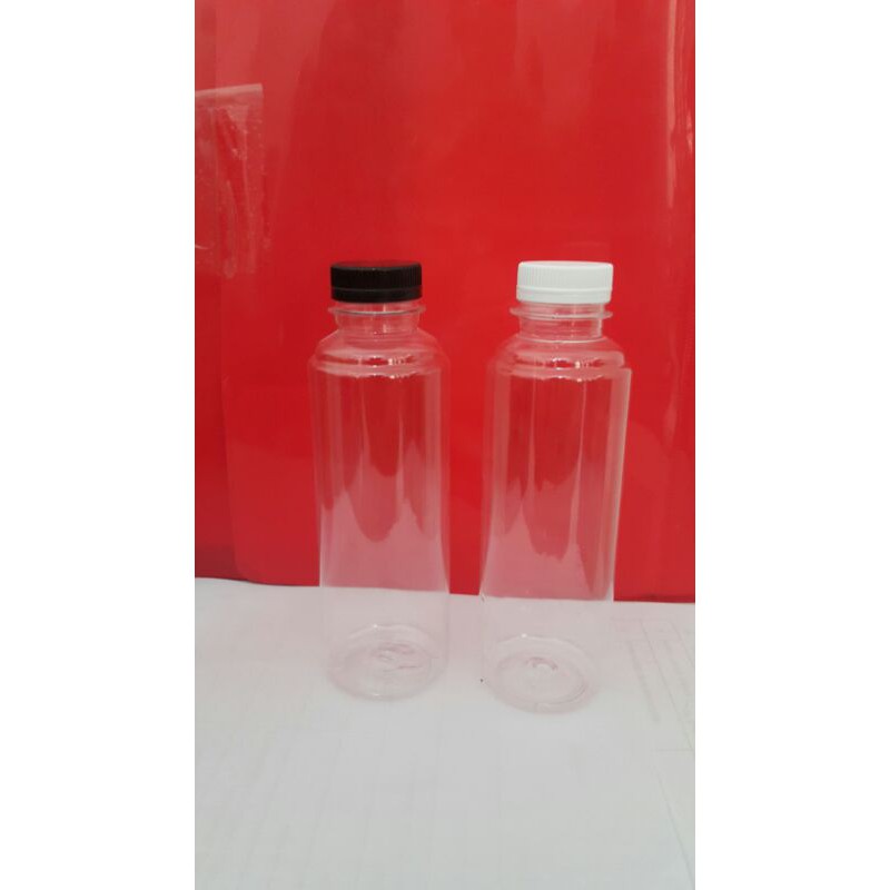 Jual BOTOL PLASTIK ALMOND 250ML TUTUP HITAM/PUTIH PER 10PCS | Shopee ...