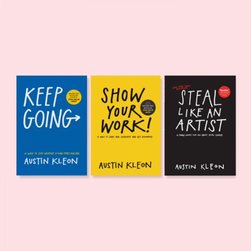 Jual (English) Austin Kleon Books Collections (Keep Going, Show Your ...