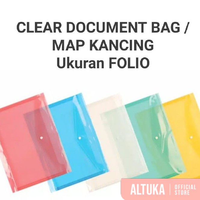 Jual Map kancing plastik map folder / Map Plastik Kancing | Shopee ...