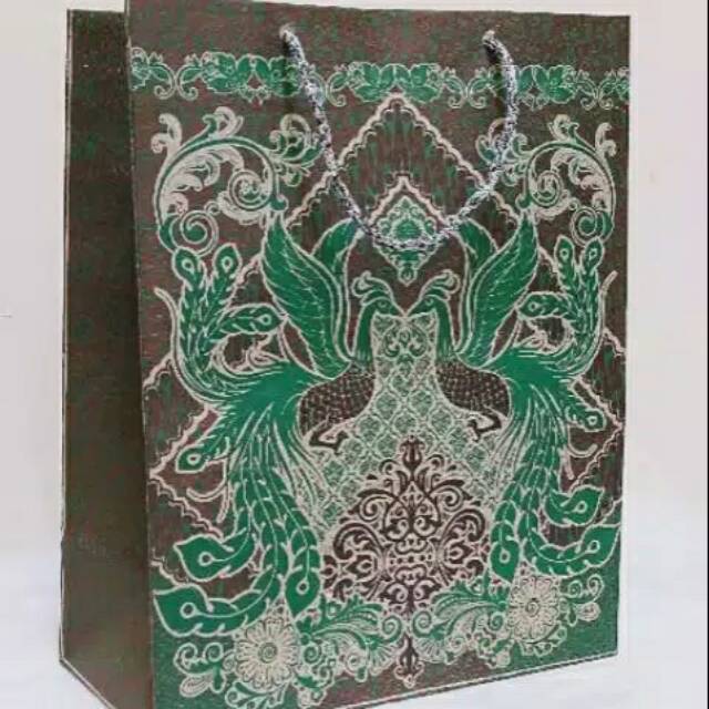 Paperbag / paper bag batik uk. 20x25 | Shopee Indonesia