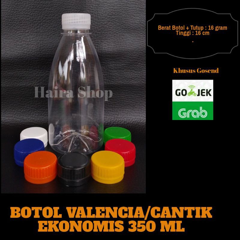 Jual botol cantik/valencia 350 ml tutup loung neck food grade(serang ...
