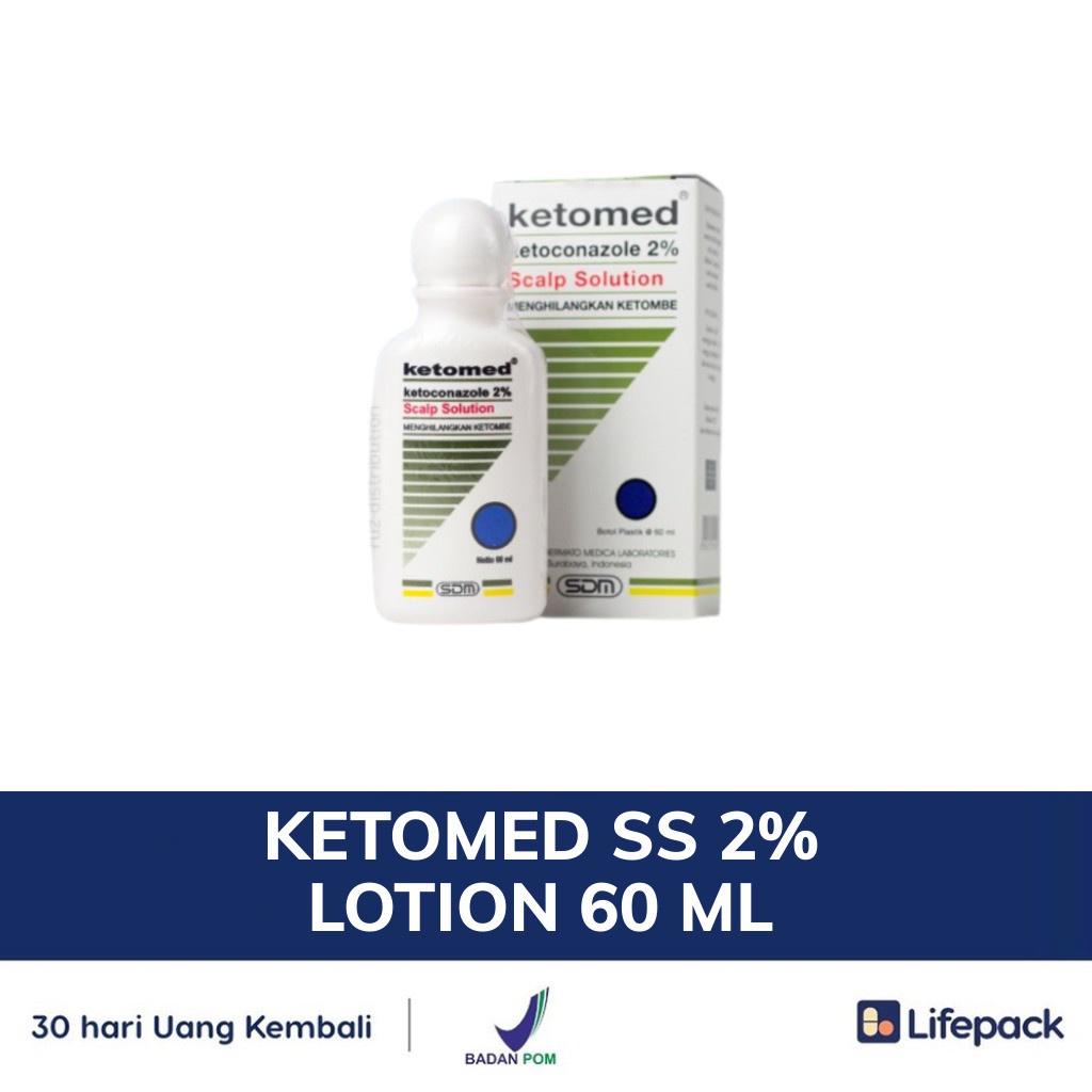 Jual Ketomed SS 2% Lotion - 60 ml - Sampo Anti Ketombe - LIFEPACK ...