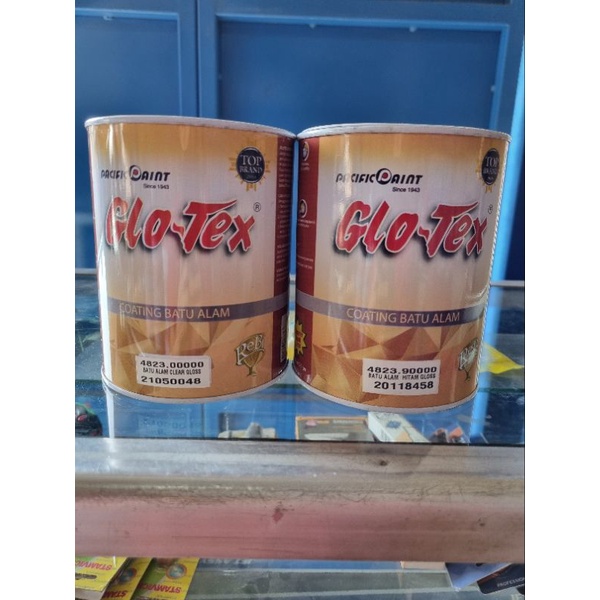 Jual Cat batu alam glotex Glotex coating batu alam 0,91 liter | Shopee Indonesia
