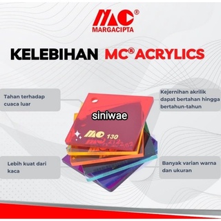 Jual Akrilik Warna 2mm Custom Acrylic Lembaran Hitam Putih Merah Kuning ...