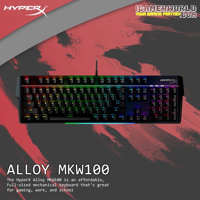 Jual HyperX Alloy MKW100 / MKW 100 Mechnical Gaming Keyboard | Shopee ...