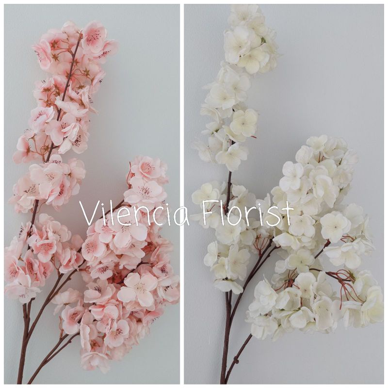 Jual Bunga sakura palsu artificial imlek hias dekorasi cherry blossom ...