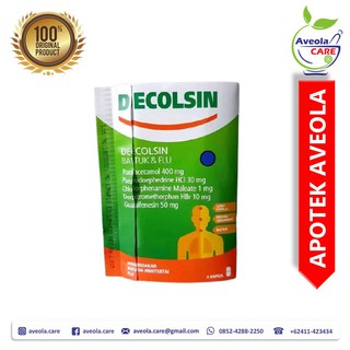 Jual Decolsin Strip isi 4 Tablet - Produk Original | Shopee Indonesia