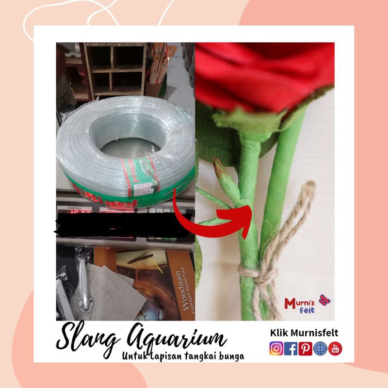 Jual Slang Aquarium untuk Lapisan Tangkai Bunga | Shopee Indonesia