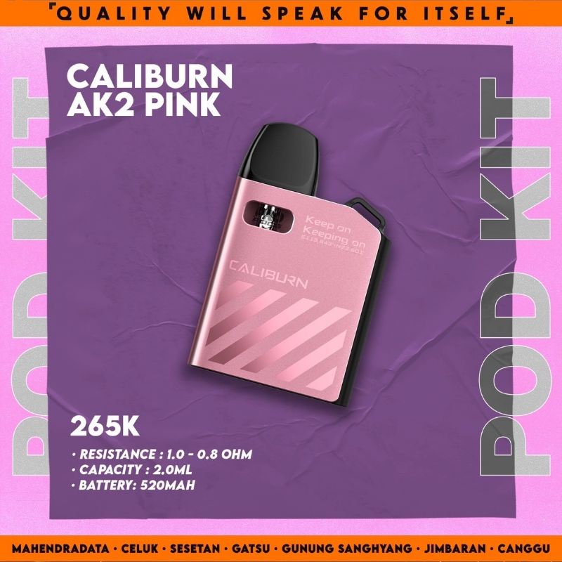 Jual Uwell Caliburn AK2 Sakura Pink Pod Kit Authentic | Shopee Indonesia