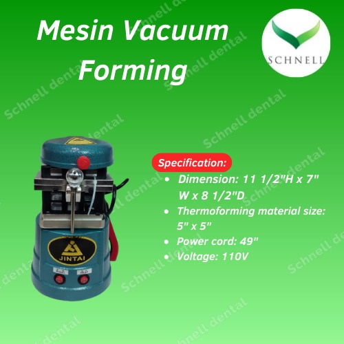 Jual Mesin vacuum forming dental/Mesin vakum vacum cetak retainer gigi ...