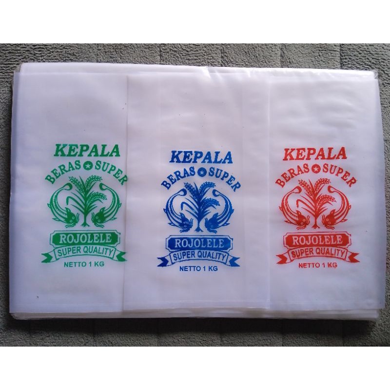 Jual Plastik Beras Kemasan 1 kg isi 100 Lembar | Shopee Indonesia