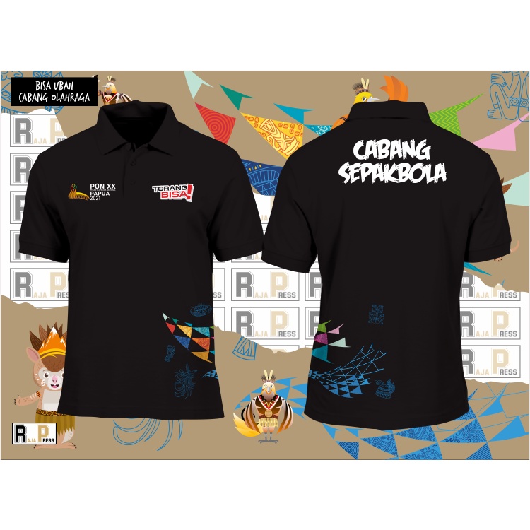 Jual POLO PON XX 2021 TORANG BISA JAYAPURA TYPE 1 / POLO PON 20 PAPUA ...