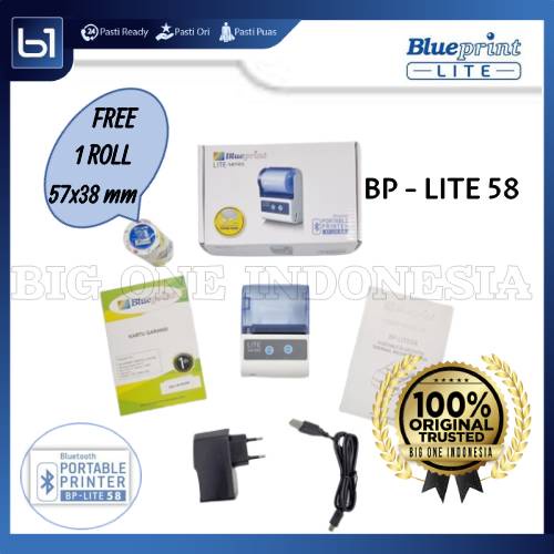 Jual BLUEPRINT Lite 58 Printer Thermal Mini Bluetooth, Blueprint ...