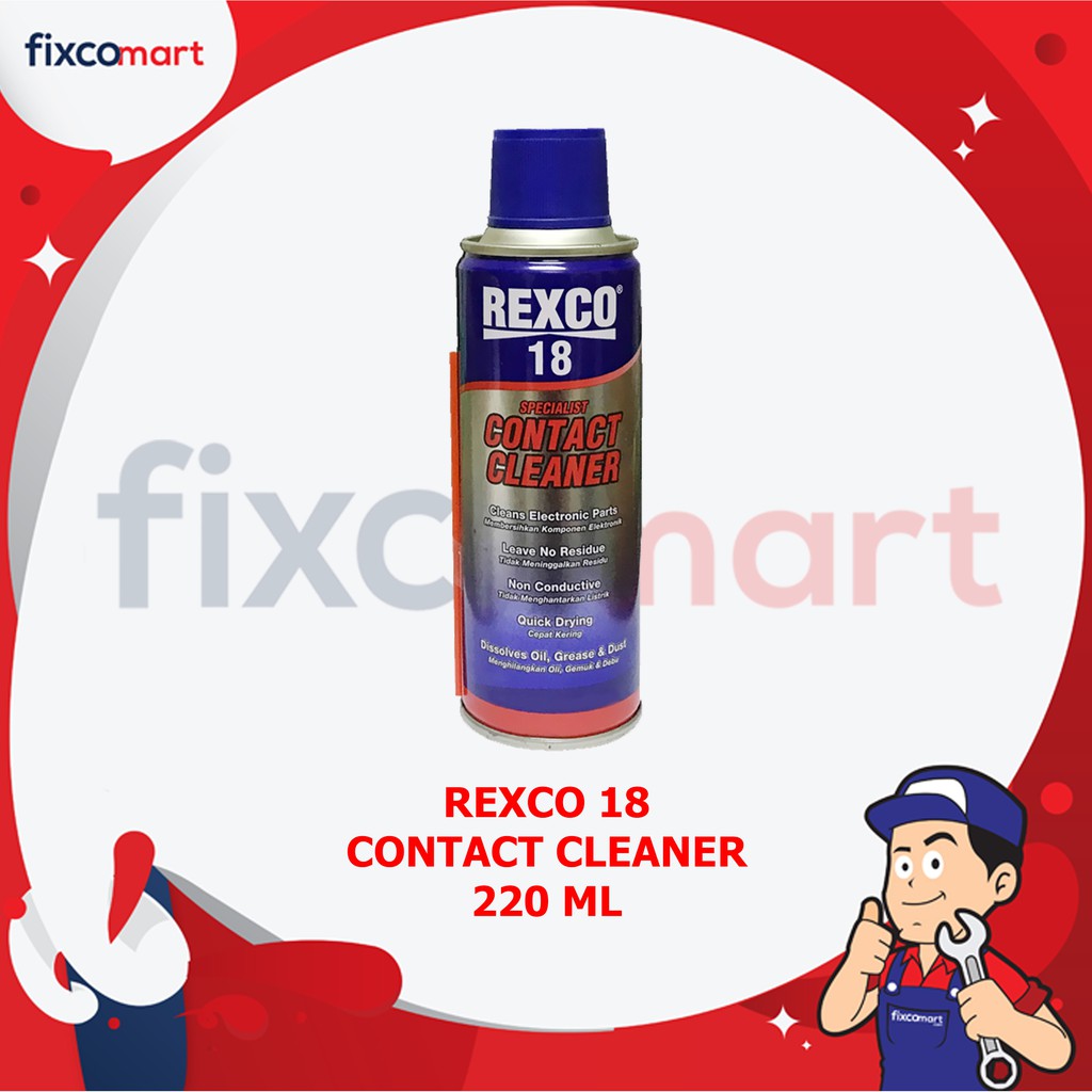 Rexco 18 Contact Cleaner / Cairan Pembersih Panel Elektrik 220 ML ...