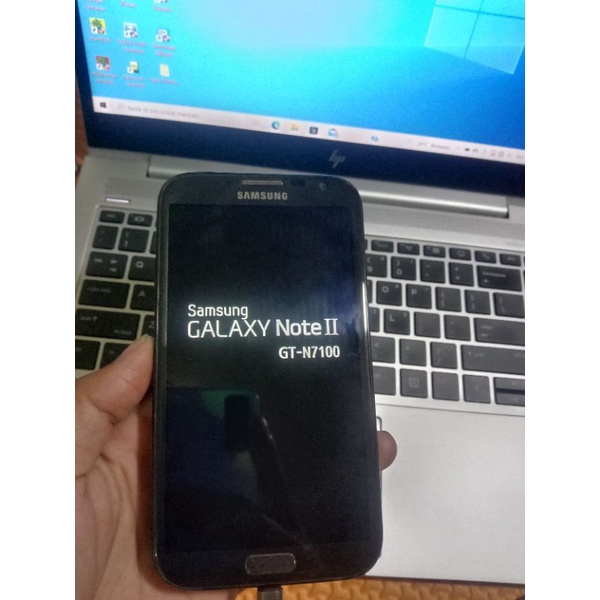 Jual LCD Touchscreen FRAME Samsung Note 2 GT N7100 original copotan mesin,tinggal naik mesin,dan ...