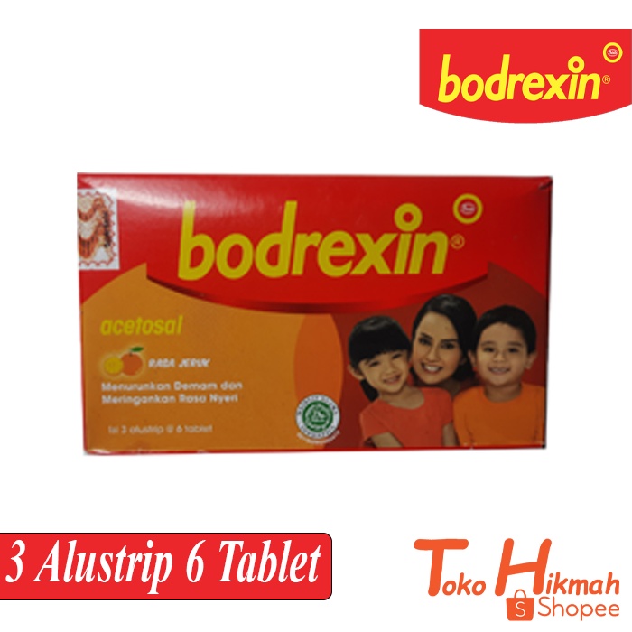 Jual Bodrexin Tablet Hisap Obat Turun Demam Panas Pada Anak 1 Box isi 4 ...
