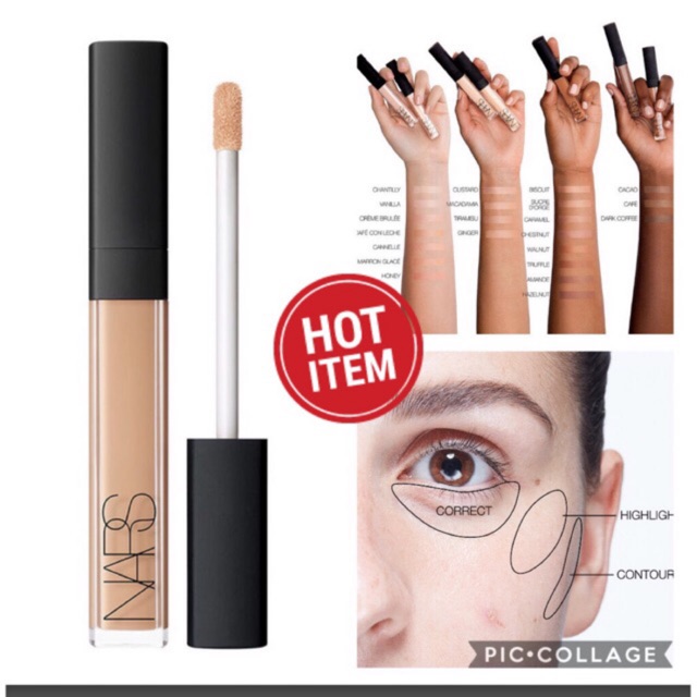 NARS RADIANT CREAMY CONCEALER MINI 1.4ml Warna Custard / Vanilla ...