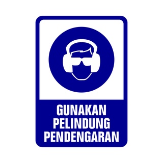 Jual RAMBU GUNAKAN PELINDUNG PENDENGARAN 35CM X 50CM PLAT ALUMUNIUM ...