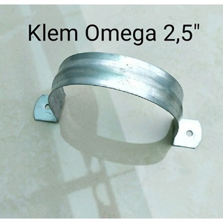 Jual Klem Pipa Galvanis Klem Besi Omega 2 1/2" Inch | Shopee Indonesia