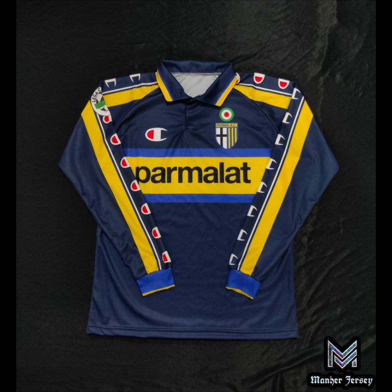 Jual Jersey Parma Away 1999 2000 Retro Full Printing Custom Indonesia ...