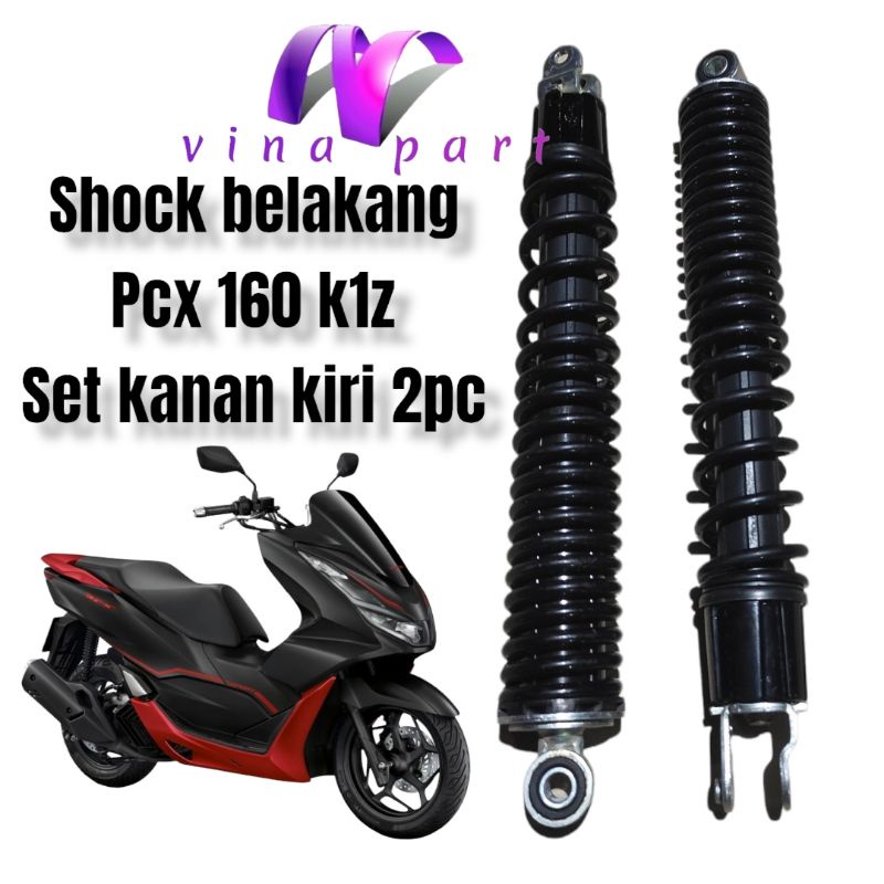 Jual shock belakang pcx 160 K1Z set kanan kiri 2pc original | Shopee Indonesia