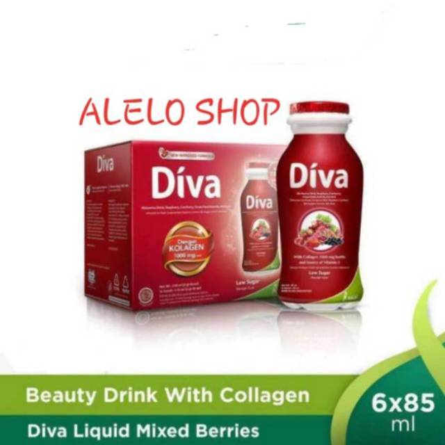 Diva collagen beauty drink 6 x 85ml minuman kecantikan kolagen colagen ...