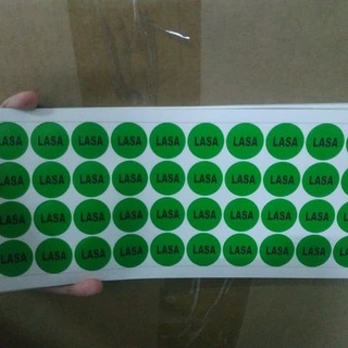 Jual STIKER LASA MERAH / BIRU DIA 2 CM | Shopee Indonesia