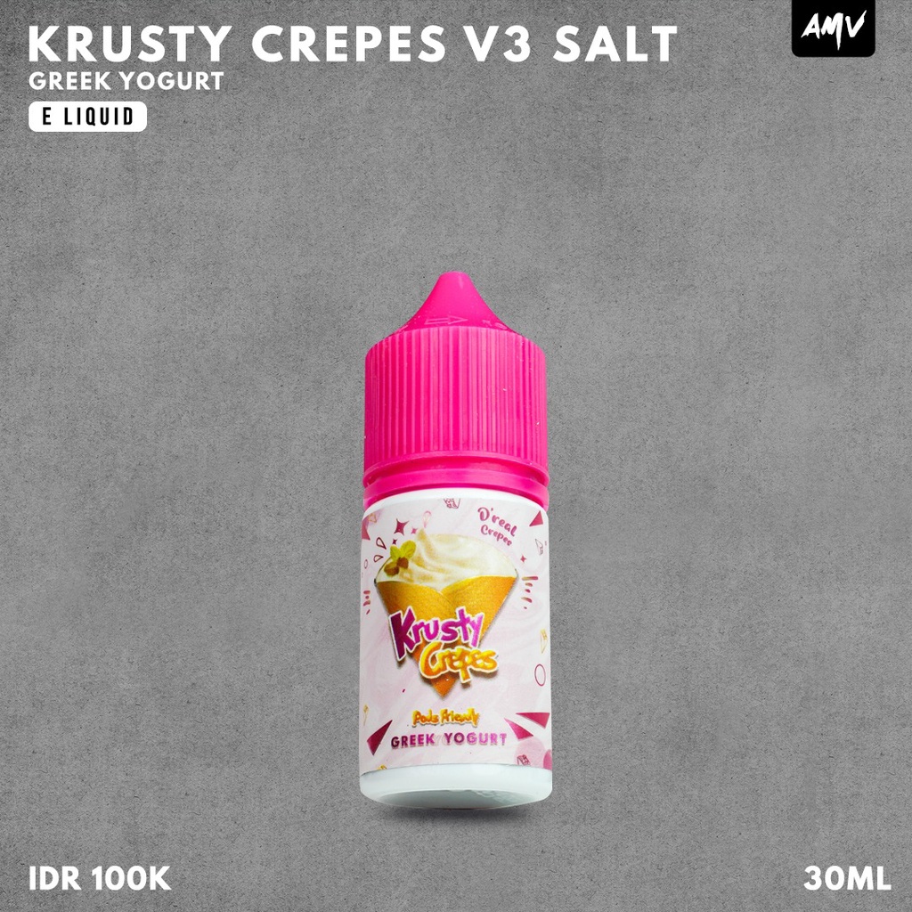 Jual Krusty Crepes Greek Yogurt Pods Friendly 30ML - LS | Shopee Indonesia