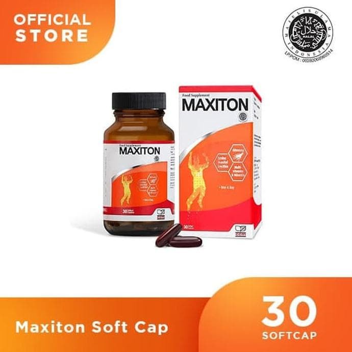 Jual Maxiton Suplemen Multivitamin Mineral dan Ginseng (30 x 1 Botol ...