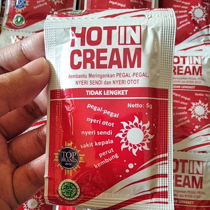 Jual hot in cream sachet/hot in cream renceng/hot in 5 gram | Shopee ...