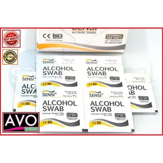 Jual Tissue Alkohol Pembersih luka dan wajah Alcohol disposable Swabs ...