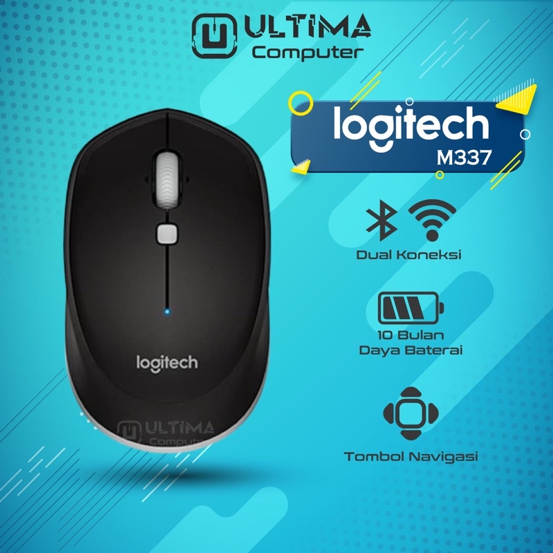 Jual Mouse Logitech M337 Bluetooth Wireless | Shopee Indonesia