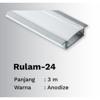 Jual List Rel Rumah Lampu HUBEN RULAM-24 Led Strip Alumunium Acrylic ...