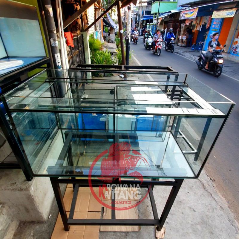 Jual Aquarium 100x50x50 8mm / Aquarium Custom / Aquarium 100x50x50 ...