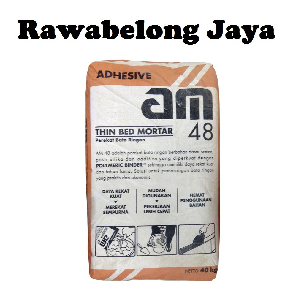Jual AM 48 SEMEN PEREKAT BATA RINGAN HEBEL - 40 KG | Shopee Indonesia